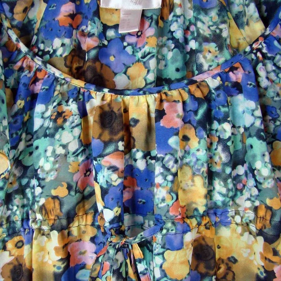 H&M | Tops | H M Garden Collection Frilled Empire Top 6 | Poshmark